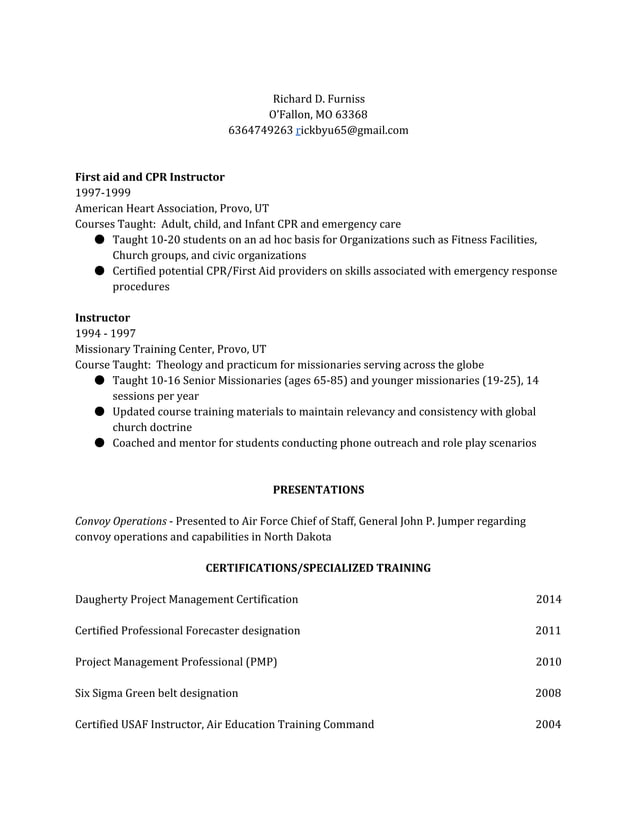 RichardFurnissCV (2) | PDF