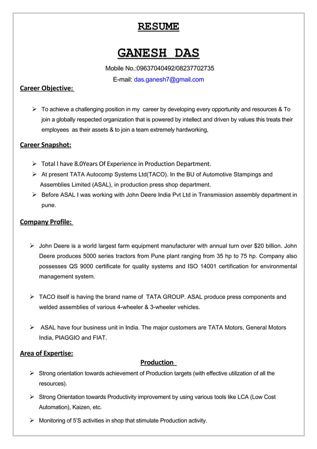 GANESH DAS.cv-3 | DOC