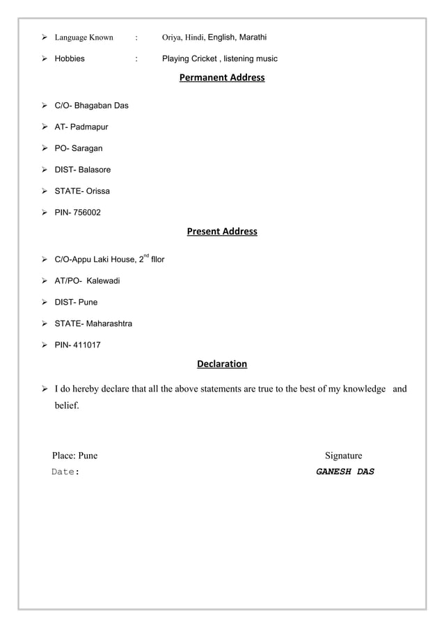 GANESH DAS.cv-3 | DOC