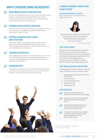 Sing Academy Brochure - Digital | PDF