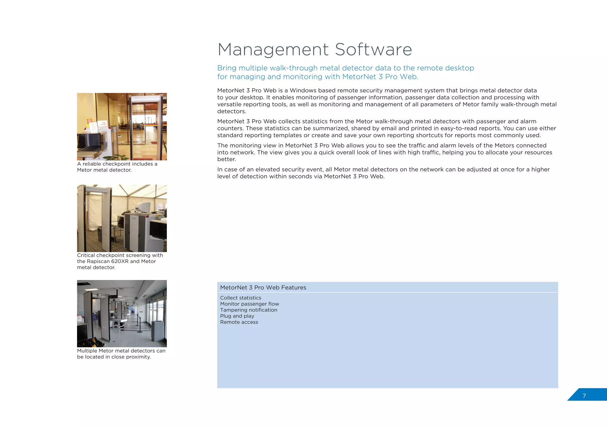 24 brochure rapiscan metor metal detectors-a4 | PDF