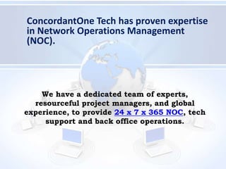 24 by 7 NOC service for MSPs | PPTX