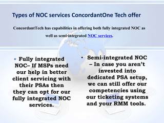24 by 7 NOC service for MSPs | PPTX