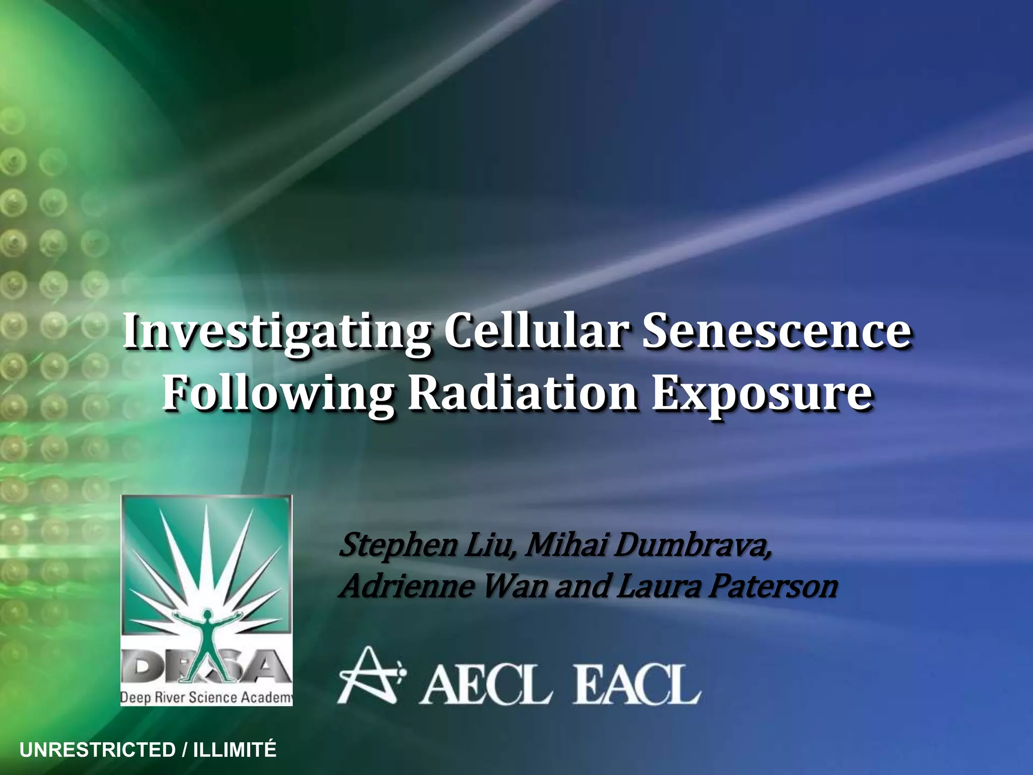 Cellular Senescence Presentation | PPTX