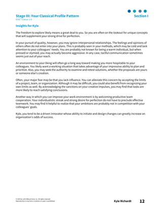 DiSC Personality Test - Results | PDF