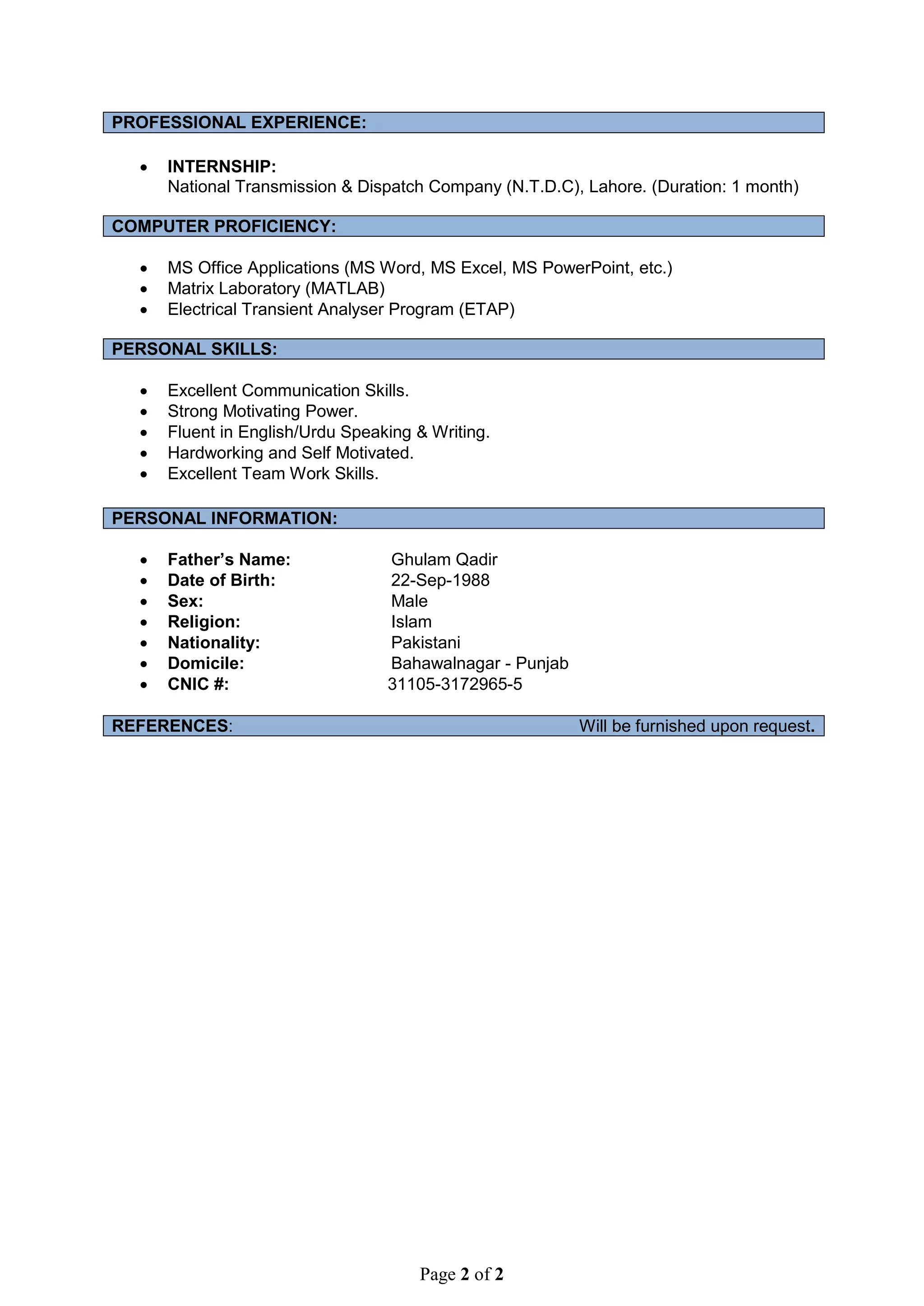 muhammad_tanveer | PDF | Technology & Computing