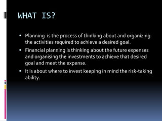 Financial Planning2 | PPTX | Financial Planning | Personal Finance