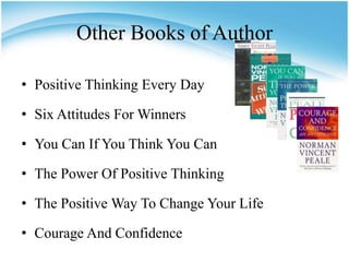power of positive thinking | PPT