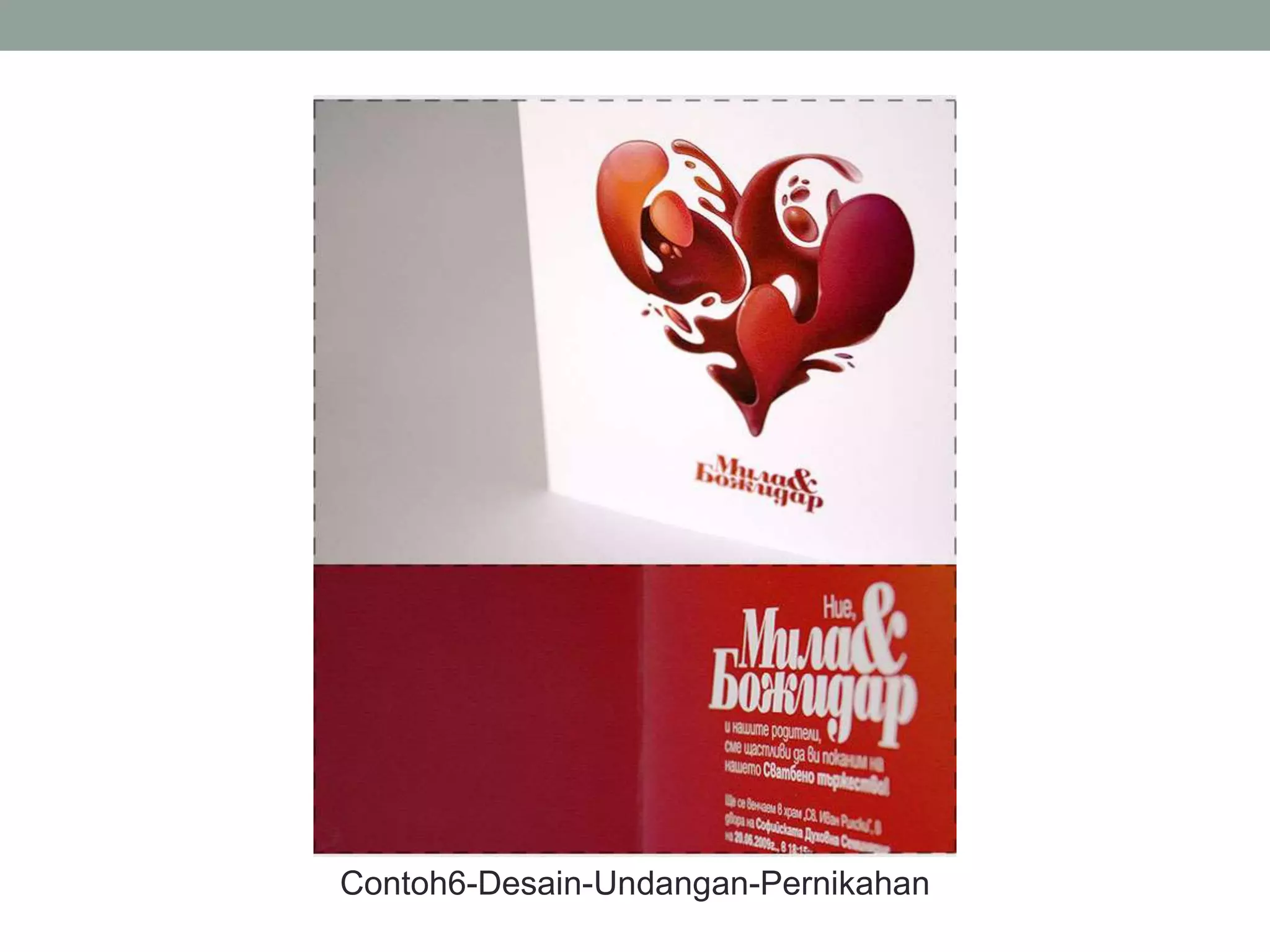 24 contoh desain undangan pernikahan | PPT