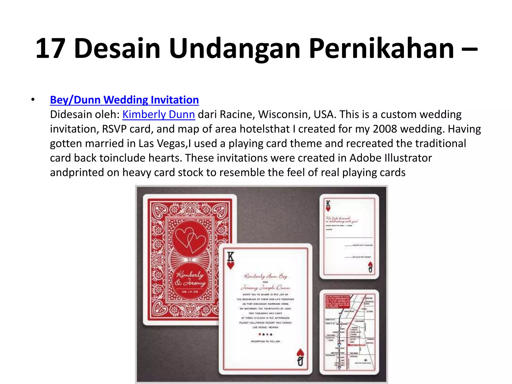 24 contoh desain undangan pernikahan | PPTX
