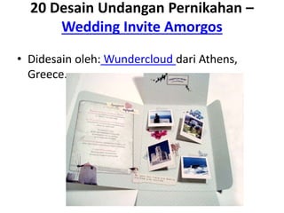 24 contoh desain undangan pernikahan | PPTX