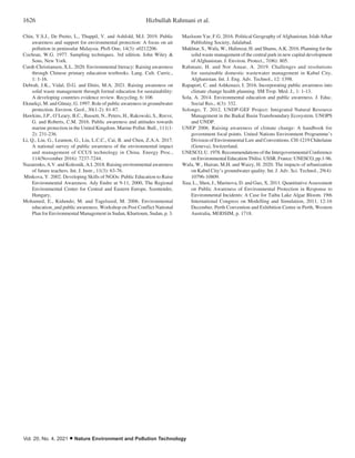 The Importance of Public Awareness in Environmental Protection: A Case ...