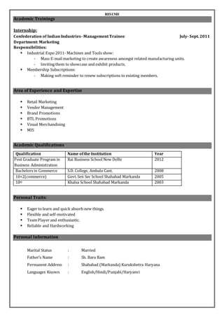 Resume-Gurbachan Singh | DOCX