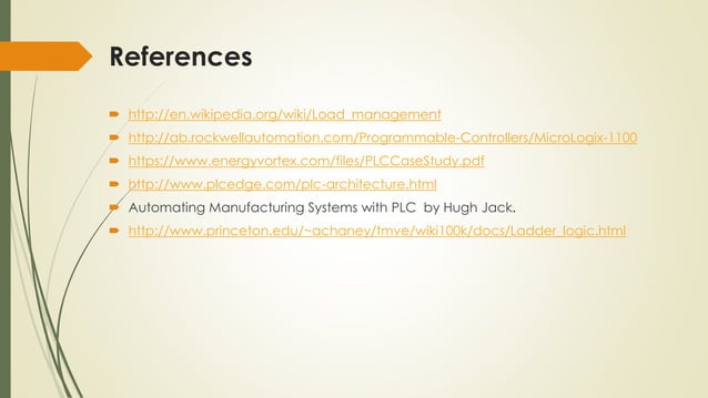 PLC based load managment | PPTX