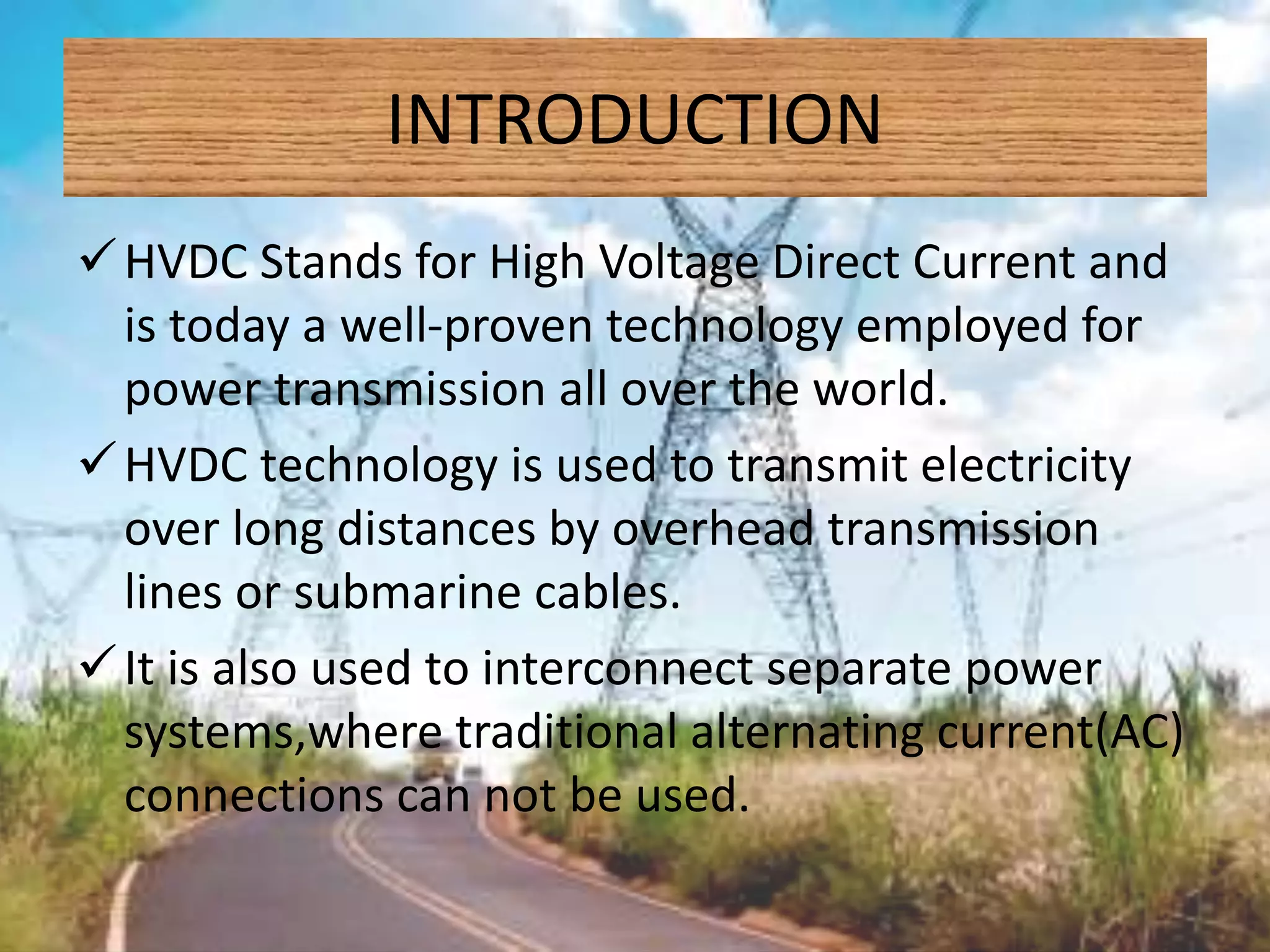 MUSTAFA MASS HVDC PPT | PPTX