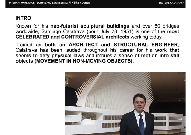 this is information you need about calatrava | PDF