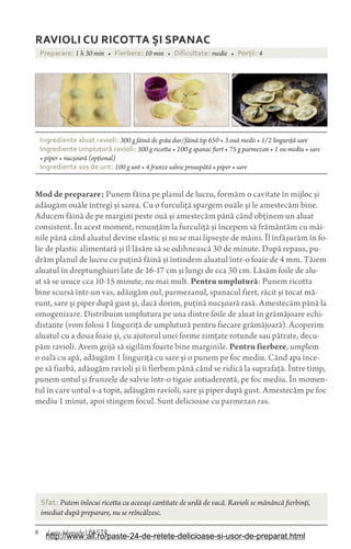 laura adamache 24 de retete paste pdf | PDF