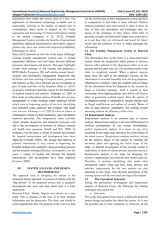 Development of Hospital Information Management Systems | PDF