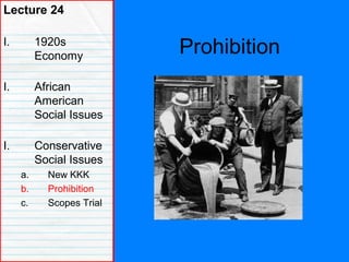 lecture 24 roaring 20s | PPT