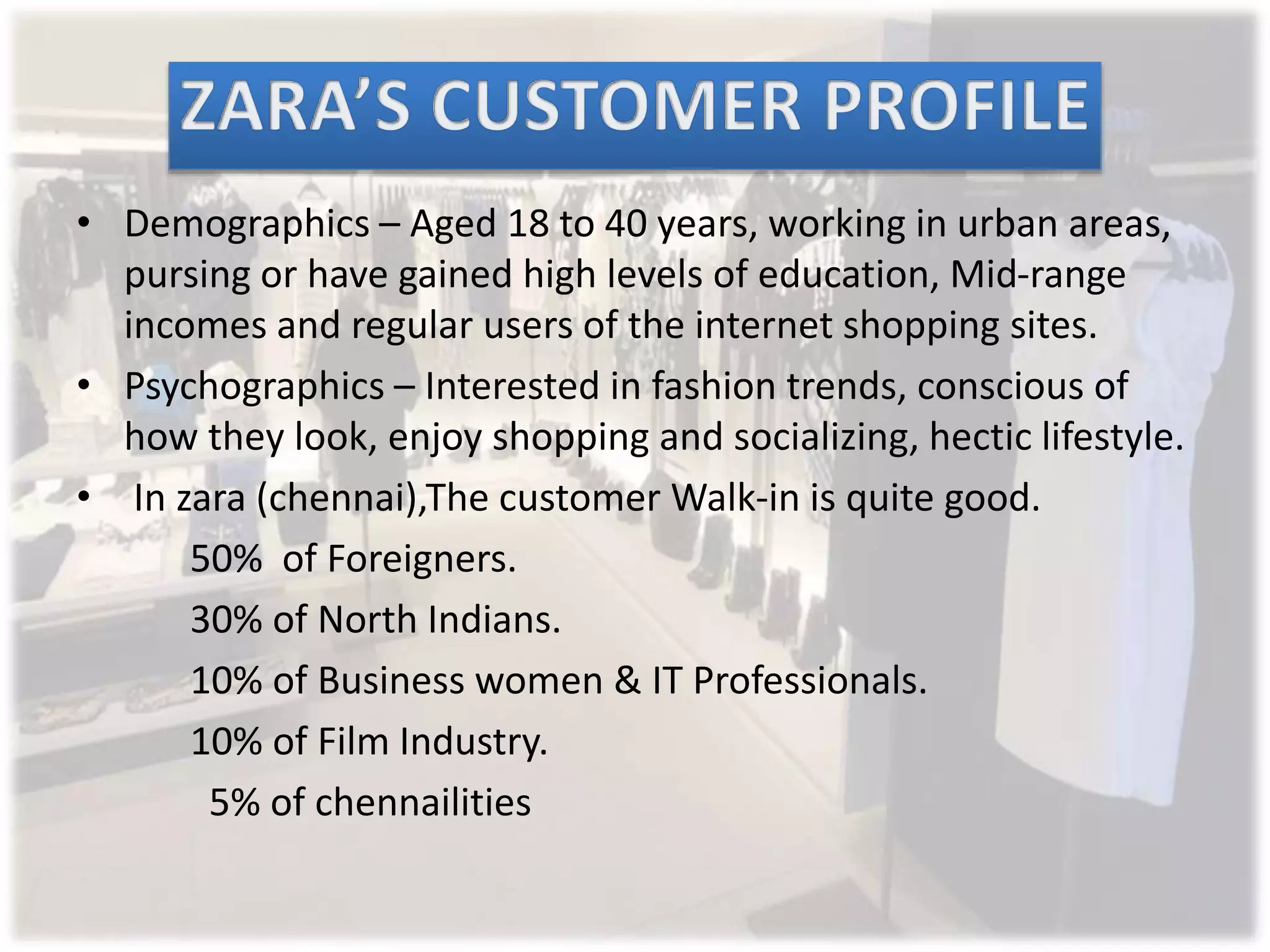 zara ppt | PPTX