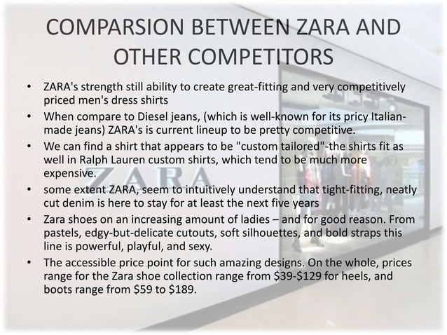 zara ppt | PPTX