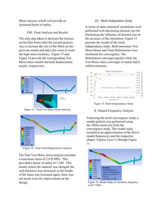Stress Analysis on Human Powered Vehicle Frame | PDF