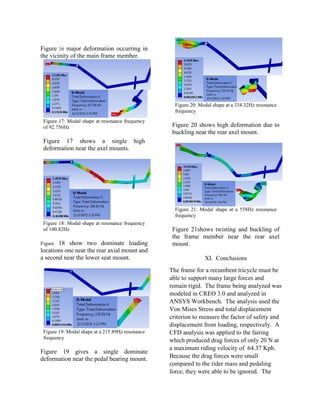 Stress Analysis on Human Powered Vehicle Frame | PDF | Cycling | Sports