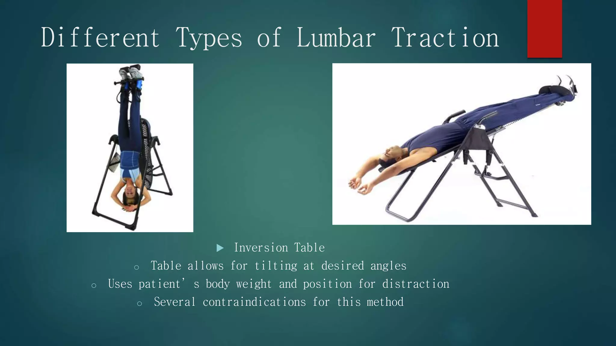 Cervical and Lumbar Traction | PPTX