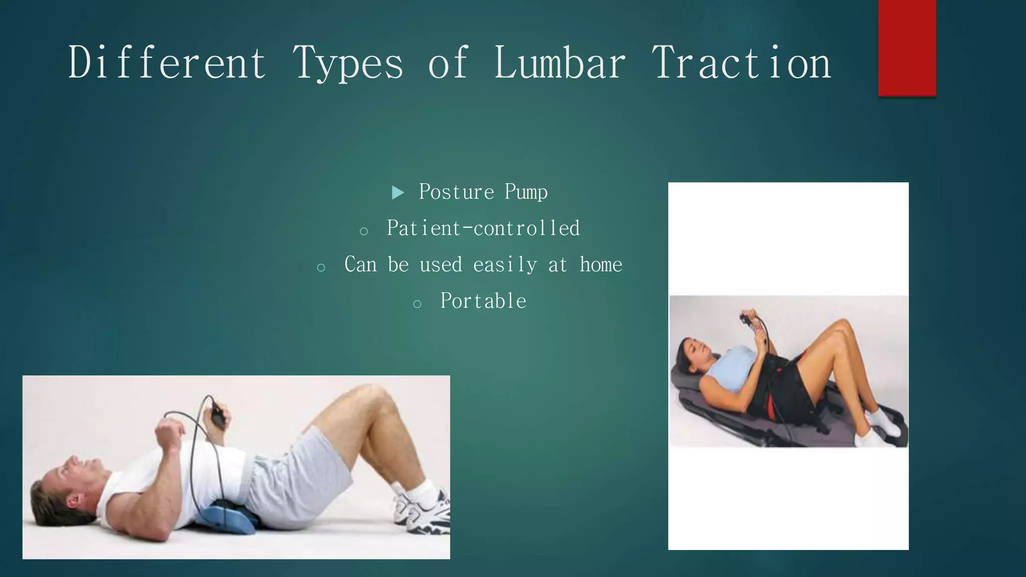 Cervical and Lumbar Traction | PPTX