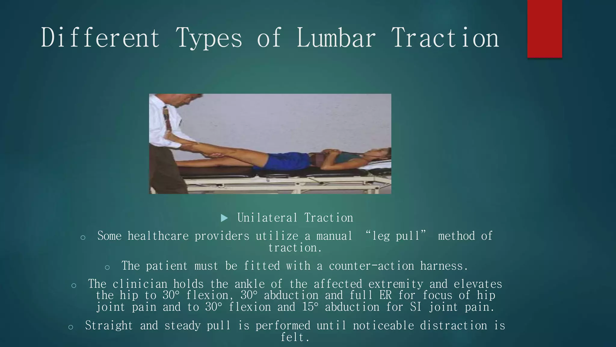 Cervical and Lumbar Traction | PPTX