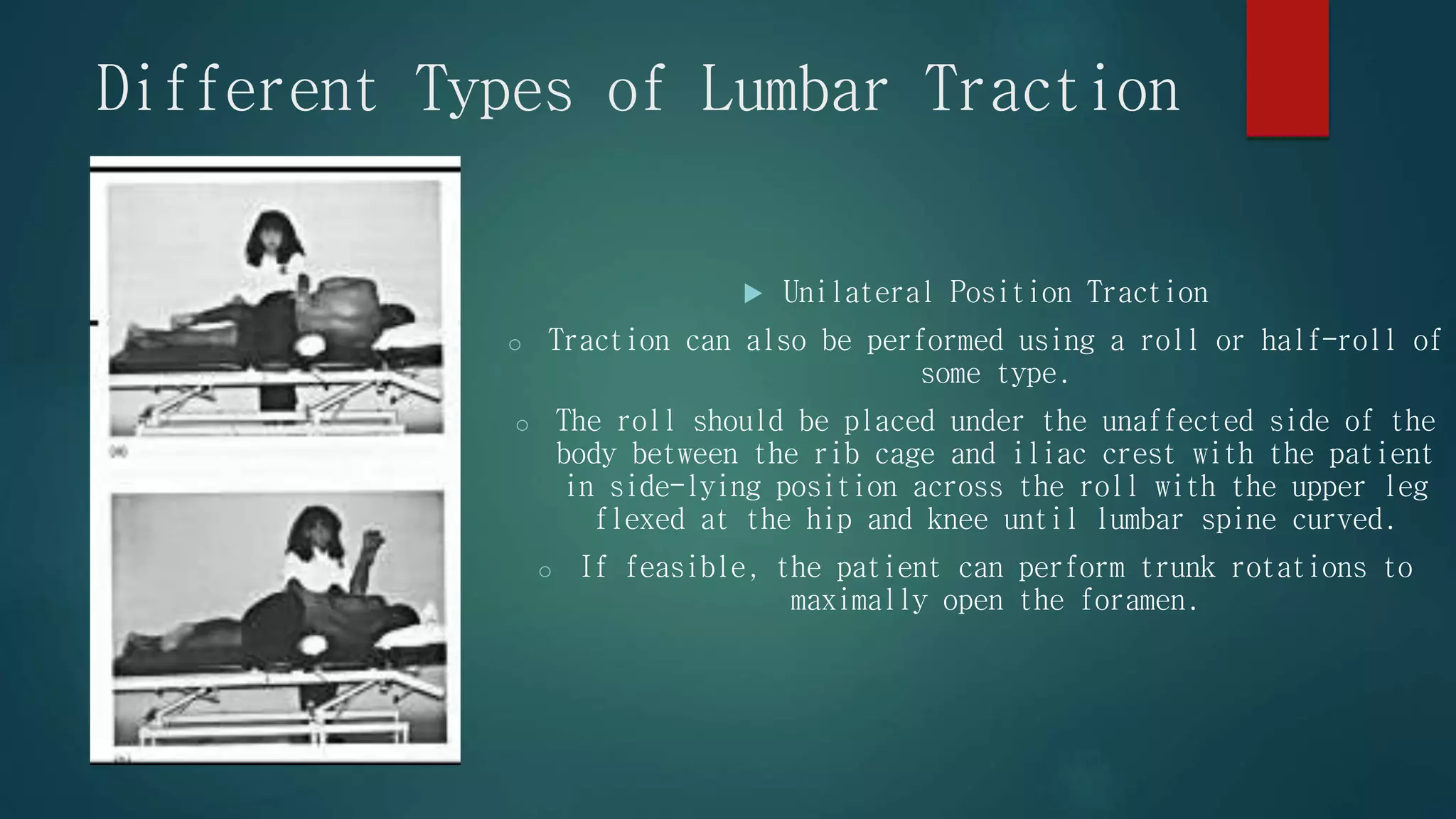 Cervical and Lumbar Traction | PPTX