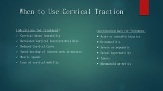 Cervical and Lumbar Traction | PPTX