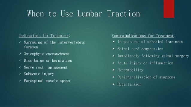 Cervical and Lumbar Traction