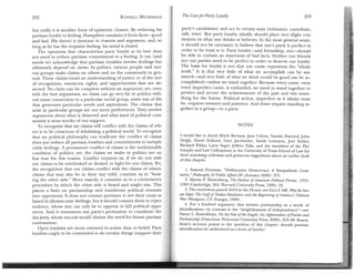 The Case for Party Loyalty | PPT