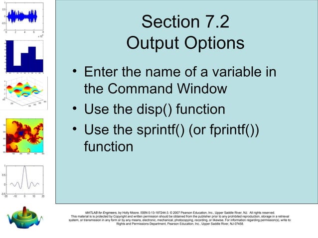 Chapter 7 - User Controlled Input and Output | PPT