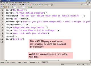 Chapter 7 - User Controlled Input and Output | PPT