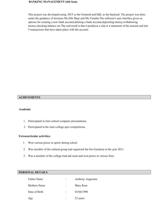 Marcel Resume | DOC