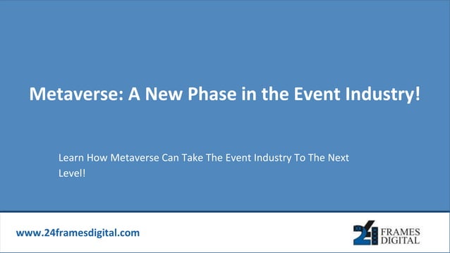 An Introduction to Metaverse | PPT