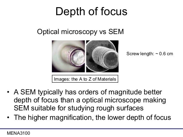 Scanning Electron Microscopy