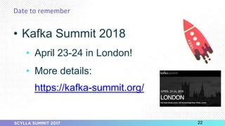 Scylla Summit 2017: Streaming ETL in Kafka for Everyone with KSQL | PPTX