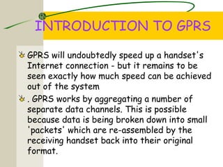 General Packet Radio Service | PPT