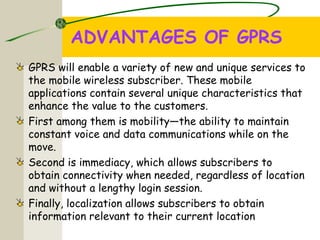 General Packet Radio Service | PPT