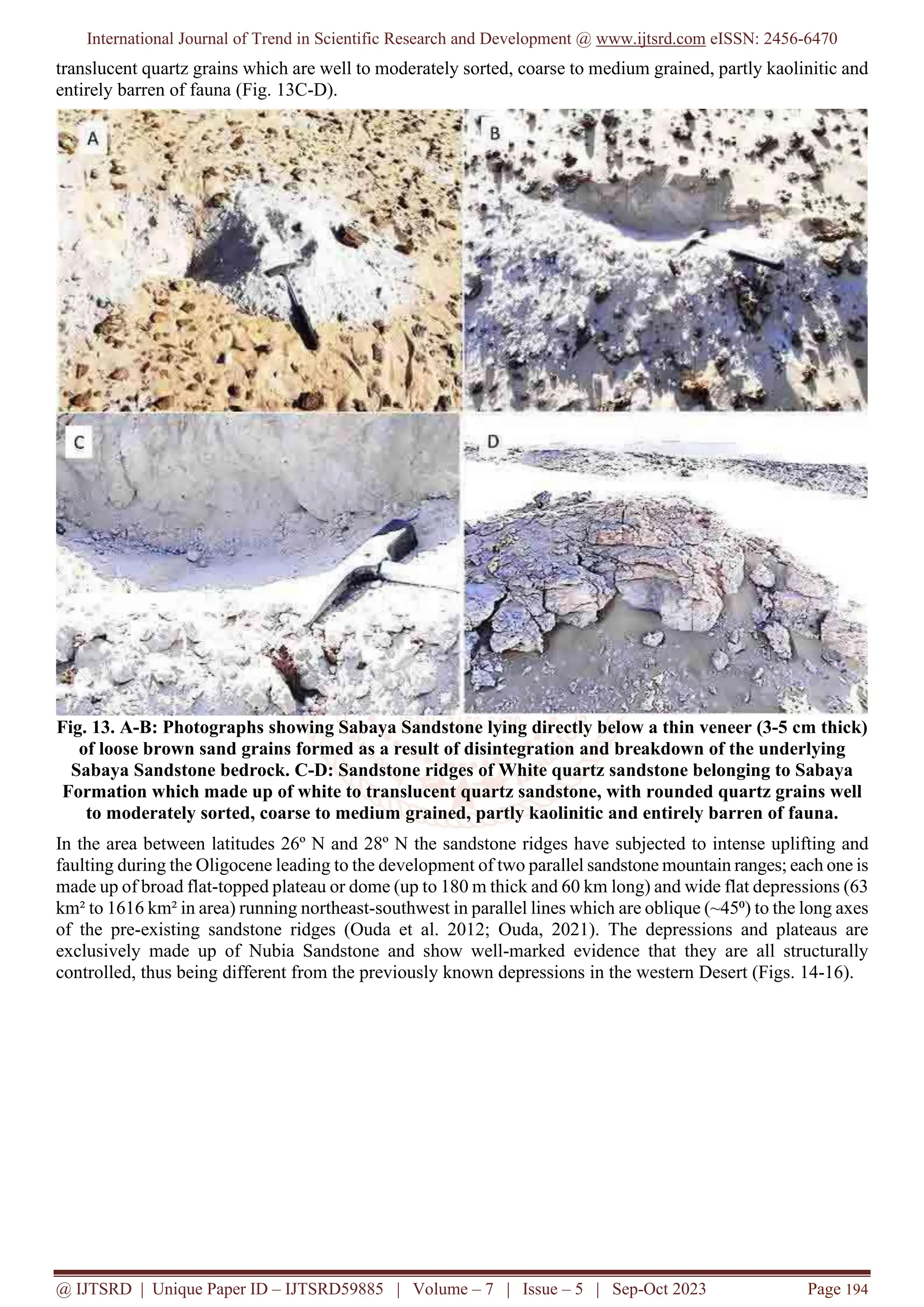 Groundwater Sapping Process and Runoff of Old River Systems in the ...