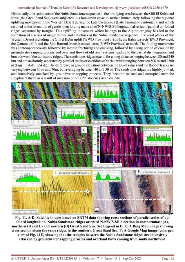 Groundwater Sapping Process and Runoff of Old River Systems in the ...