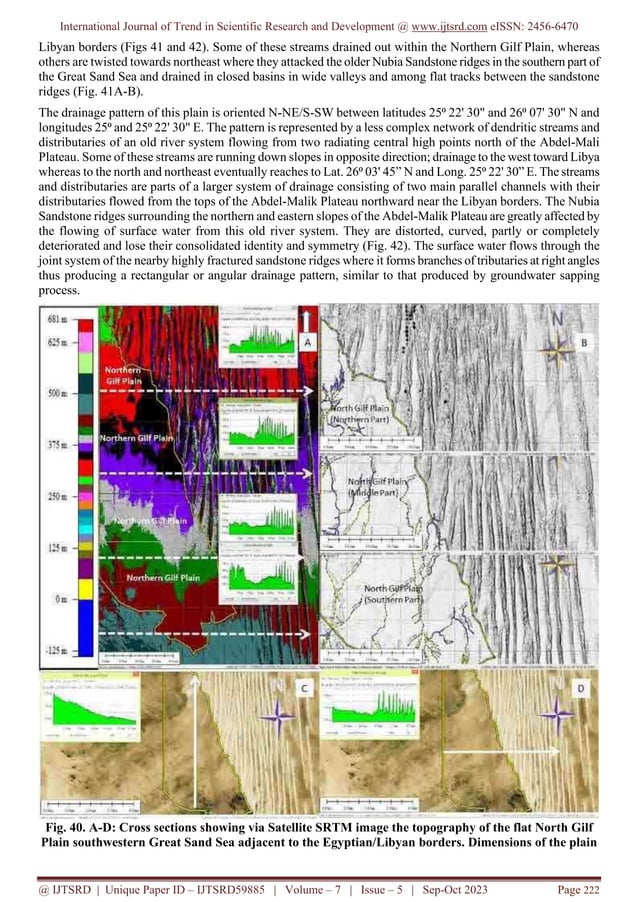 Groundwater Sapping Process and Runoff of Old River Systems in the ...