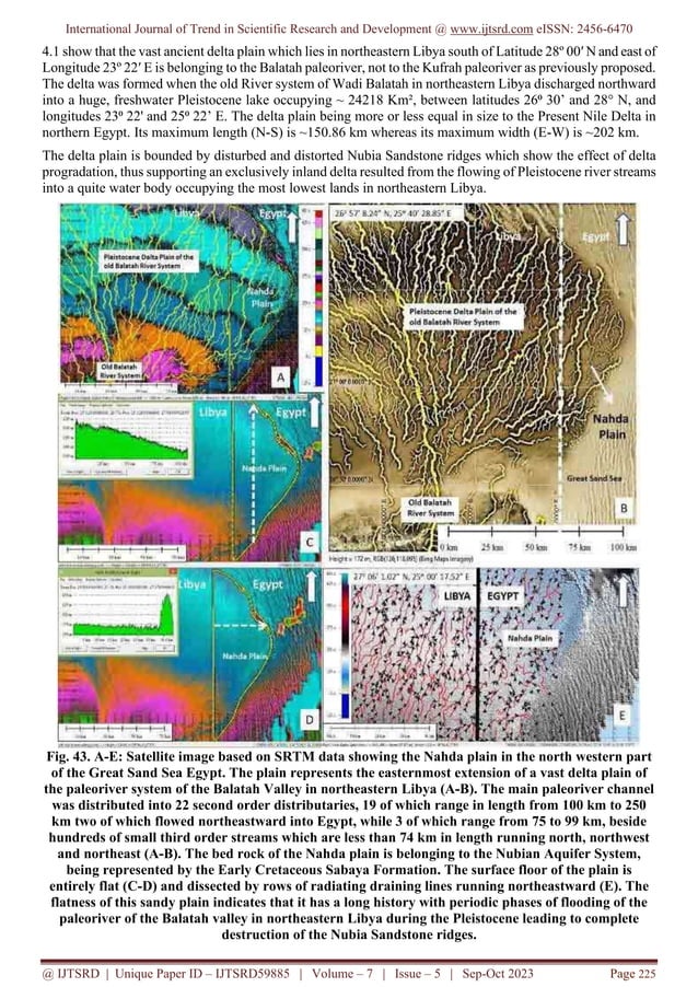 Groundwater Sapping Process and Runoff of Old River Systems in the ...