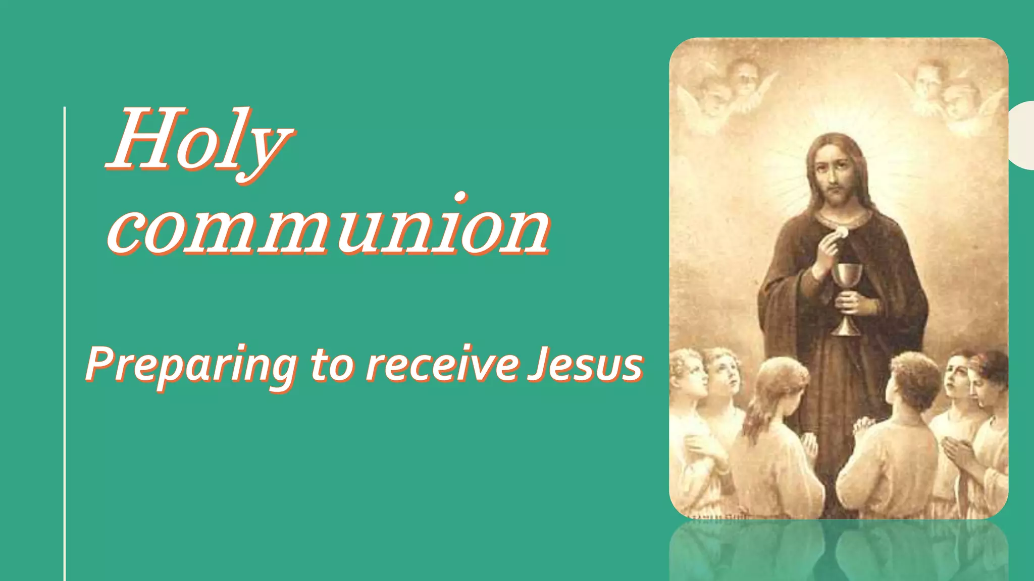 HOLY COMMUNION for Kids | PPTX