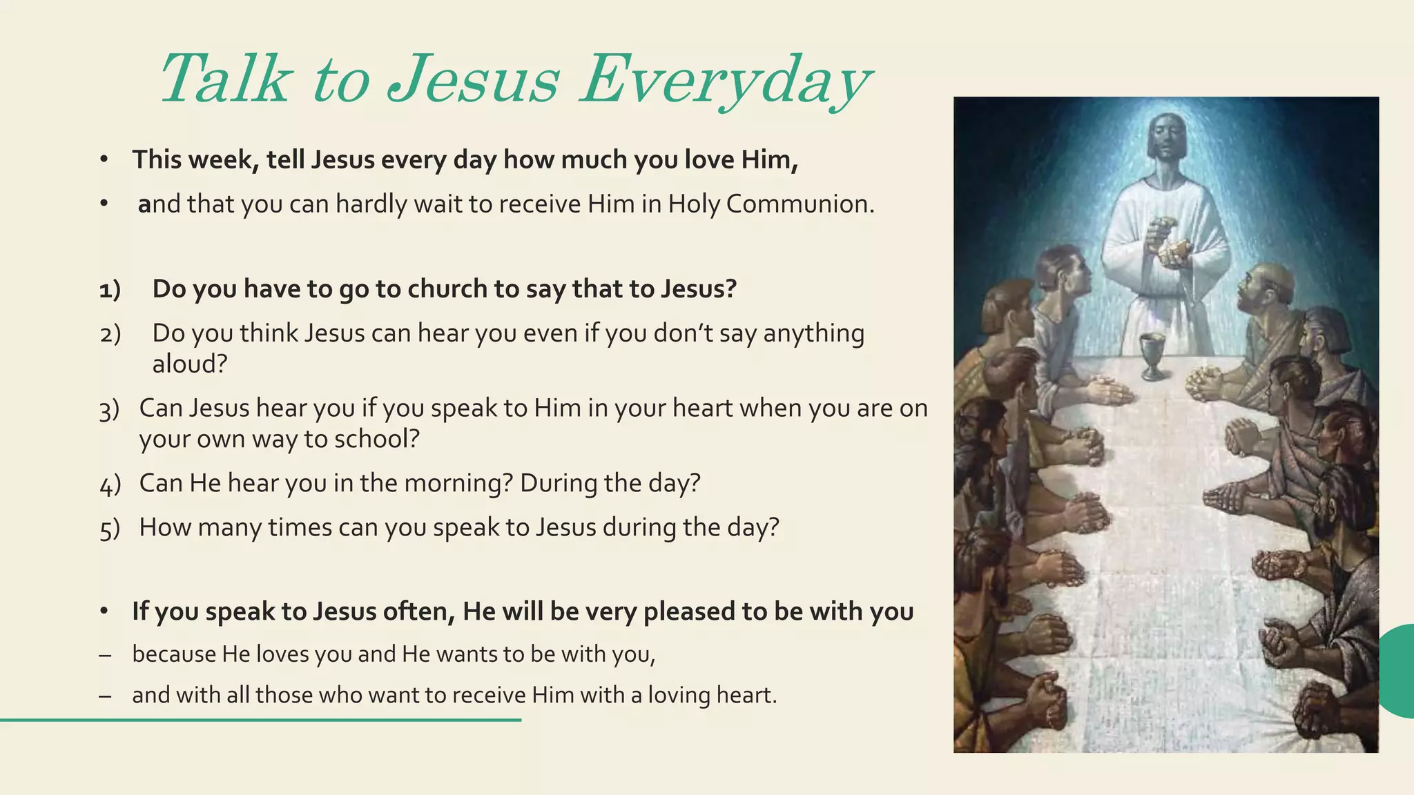 HOLY COMMUNION for Kids | PPTX