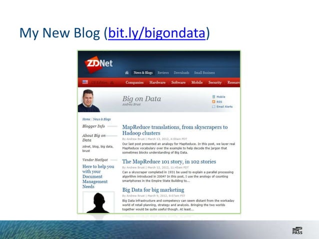 Big Data on the Microsoft Platform - With Hadoop, MS BI and the SQL Server stack | PPT