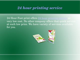 Large Format Printing Service | PPT